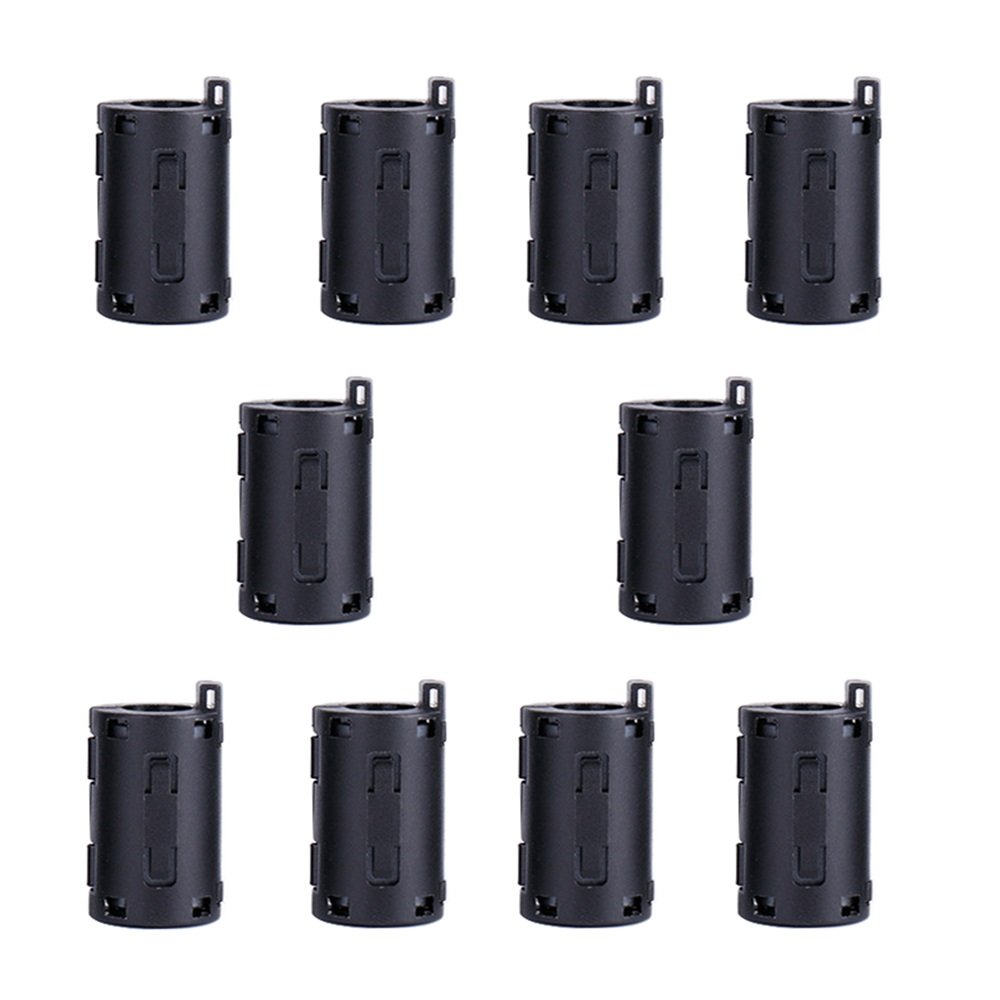 Dreamtop 10X Clip-on Ferrite Ring Core RFI EMI Noise Suppressor Cable ...