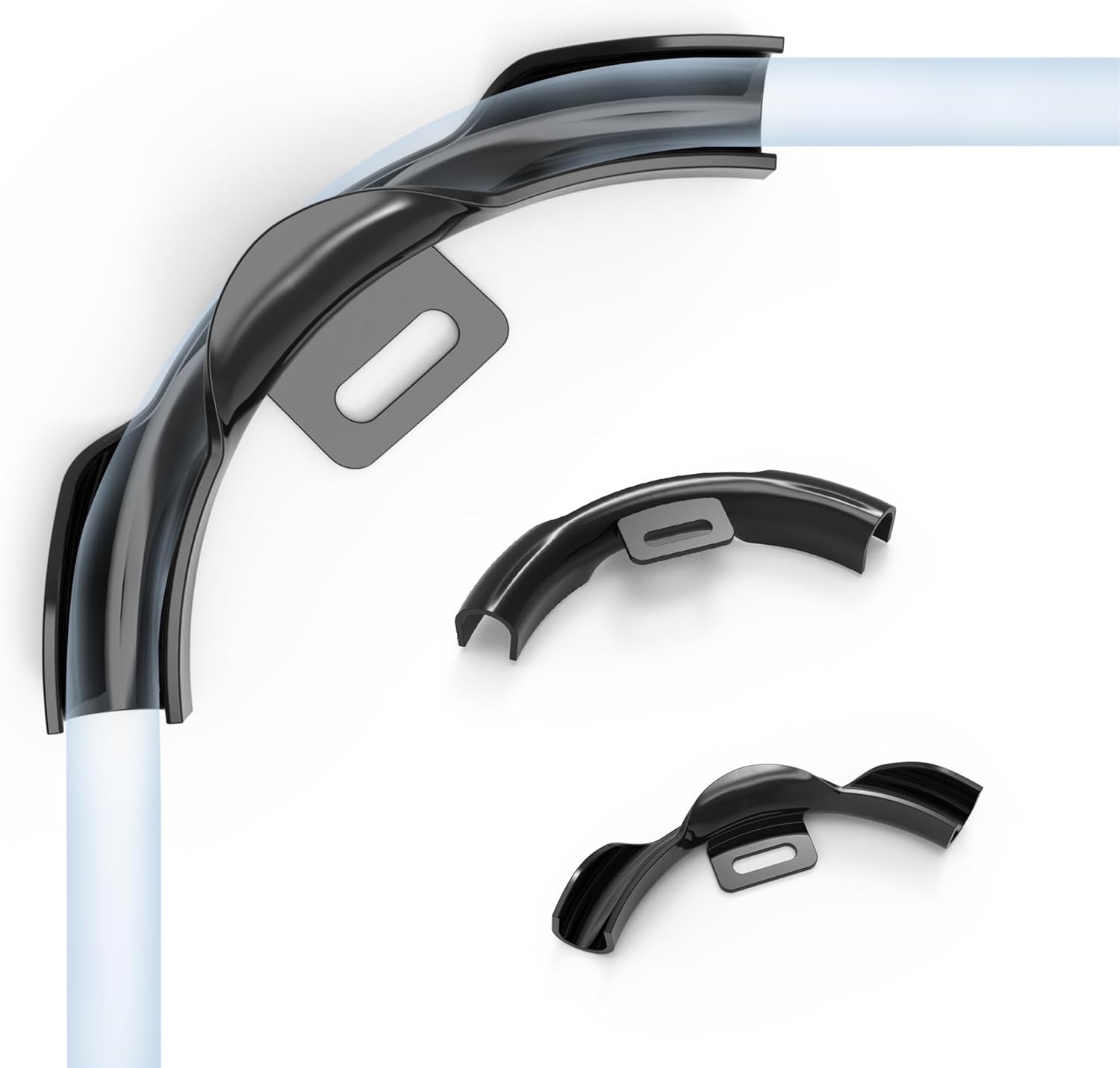 (Pack of 10) Topaipe 1/2 Inch PEX Poly 90 Degree Bend Support with Nail ...