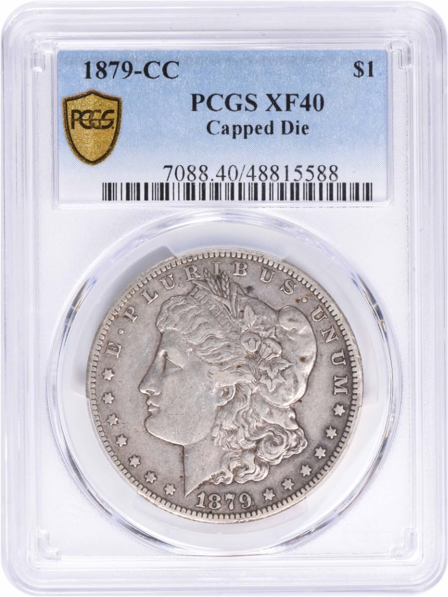 1879 CC Morgan Capped Die Dollar PCGS EF40 at Amazon's Collectible Coins Store