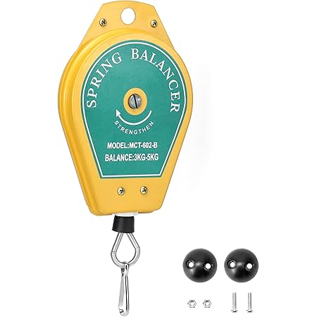 QWORK Spring Balancer, 6.6lbs - 11lbs Bearing Retractable Tool Fixture ...