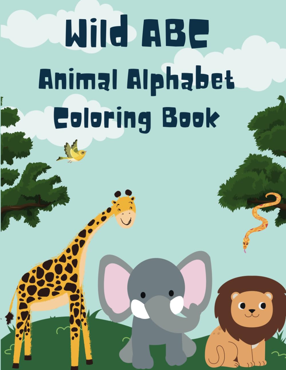Amazon.com: Wild ABC Animal Alphabet Coloring Book: 9798322875888 ...