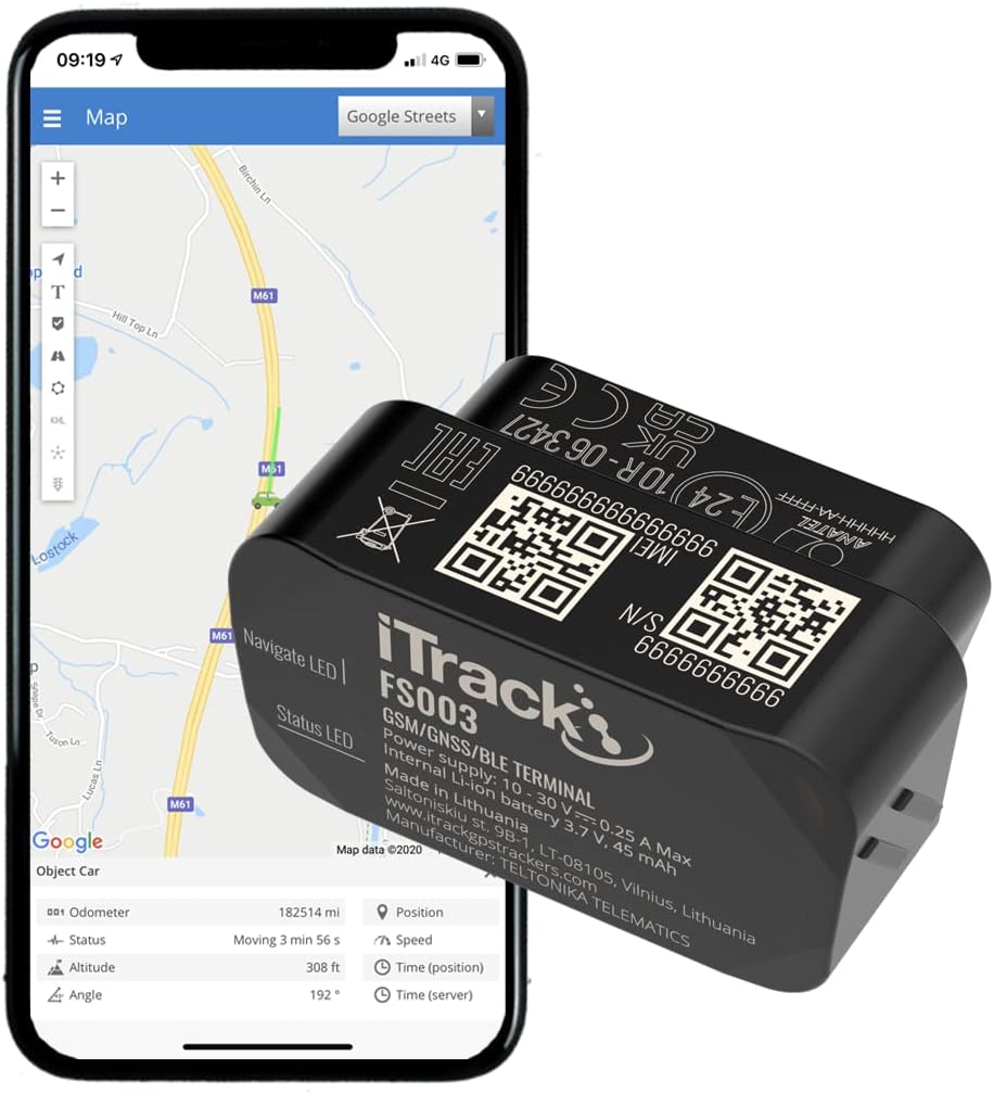iTrack FS003 OBD Port Car Van Motorhome GPS Tracker - Easy Install: Amazon.co.uk: Electronics ...