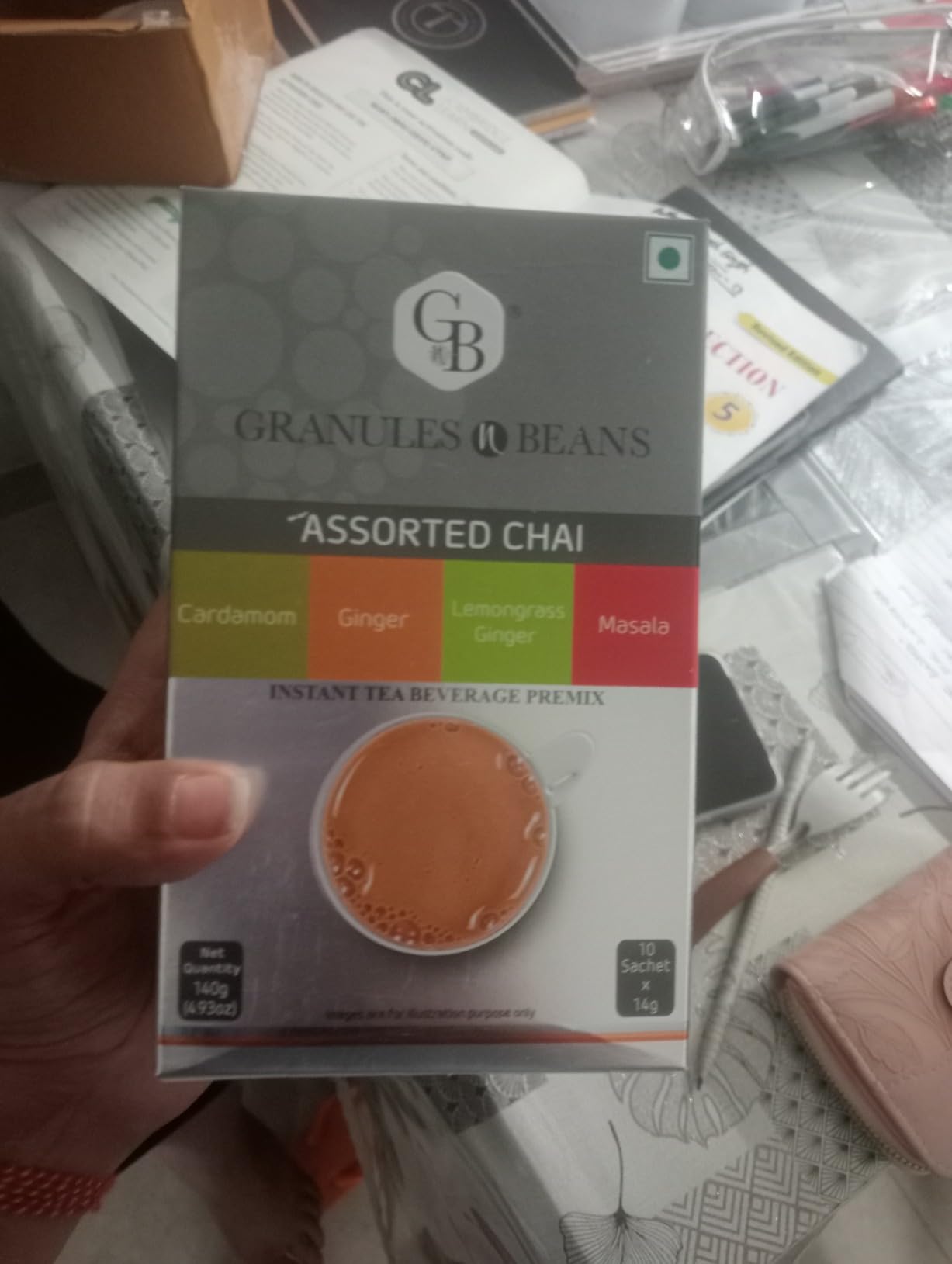 Granules n Beans Assorted Chai (Cardamom, Ginger, Lemongrass Ginger ...