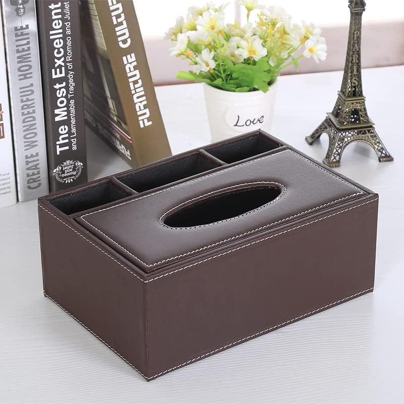 Tissue Leather Tissue Box Cover, Tissue Box Cover Rectangular, PU ...