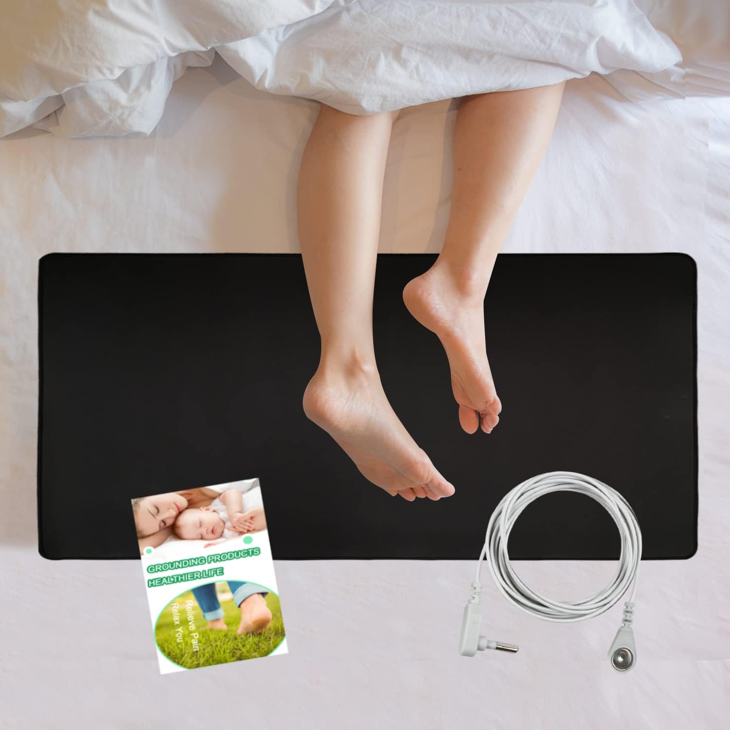 Amazon.com: Grounding Mat with Grounding Cord, Grounding Foot Pad/Mouse ...