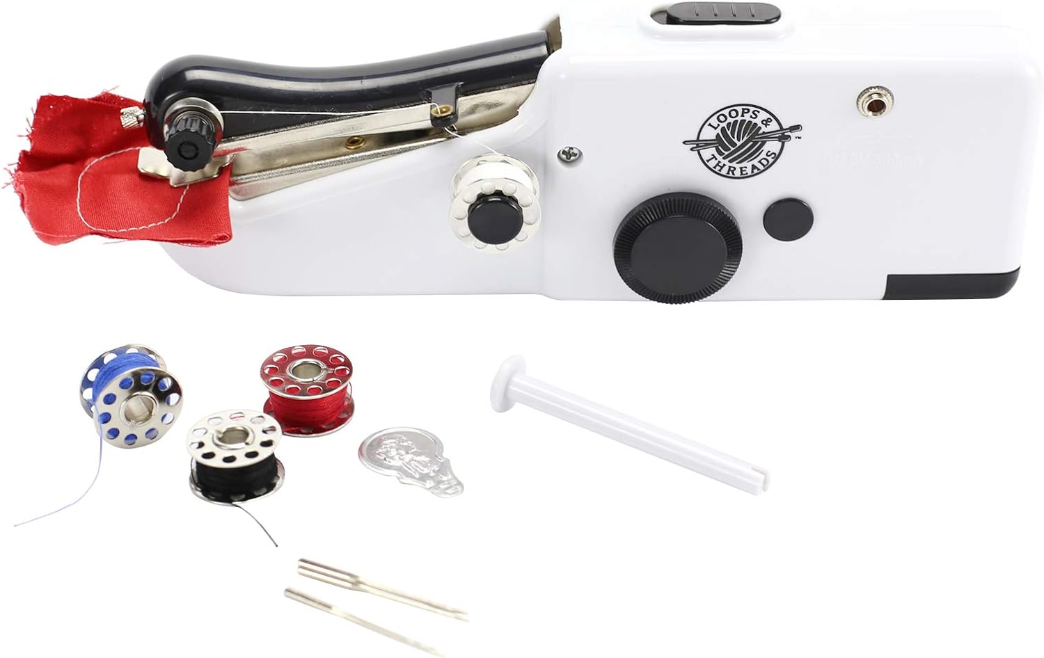 Amazon.com: Portable Handheld Sewing Machine by Loops & Threads® with ...