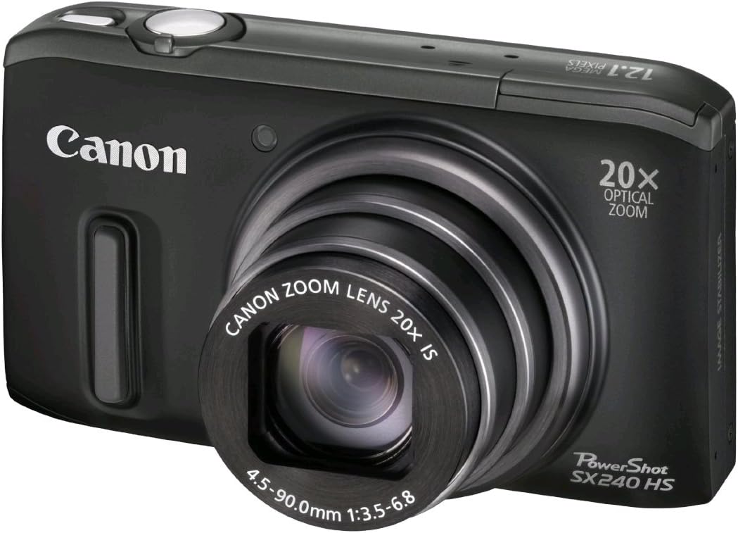 Canon SX240 HS - Cámara compacta de 12.1 MP (Pantalla de 3", Zoom ...