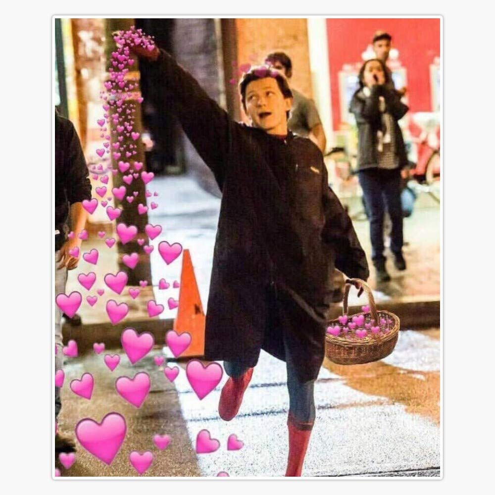 Amazon.com - Tom Holland - Meme Sticker Vinyl Bumper Sticker Decal ...