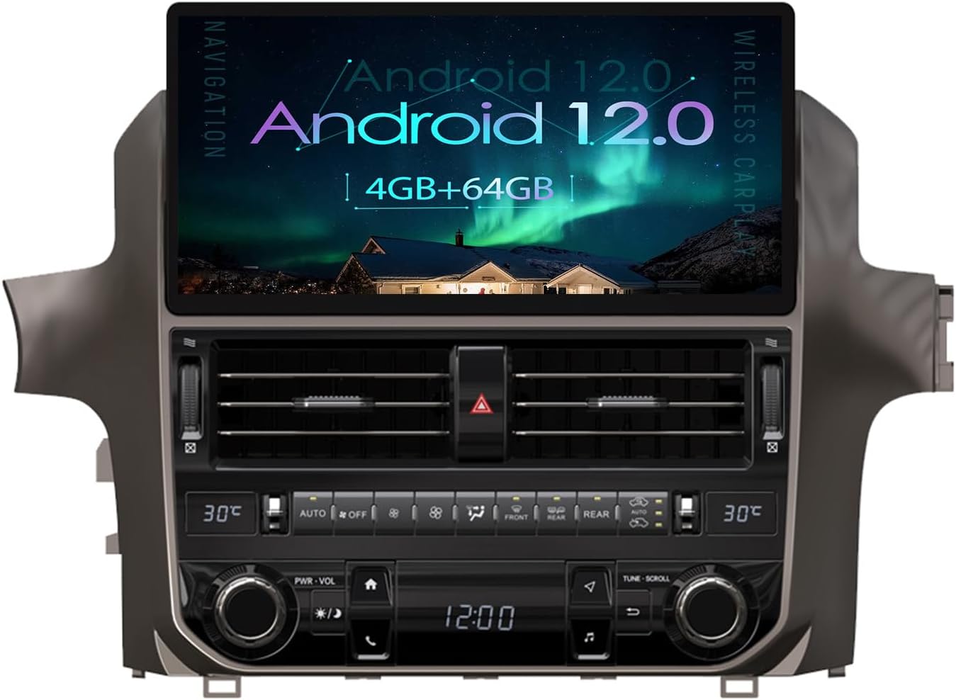 Amazon.com: ZWNAV 12.3 inch Android 12 Car Stereo for Lexus GX400 GX460 ...