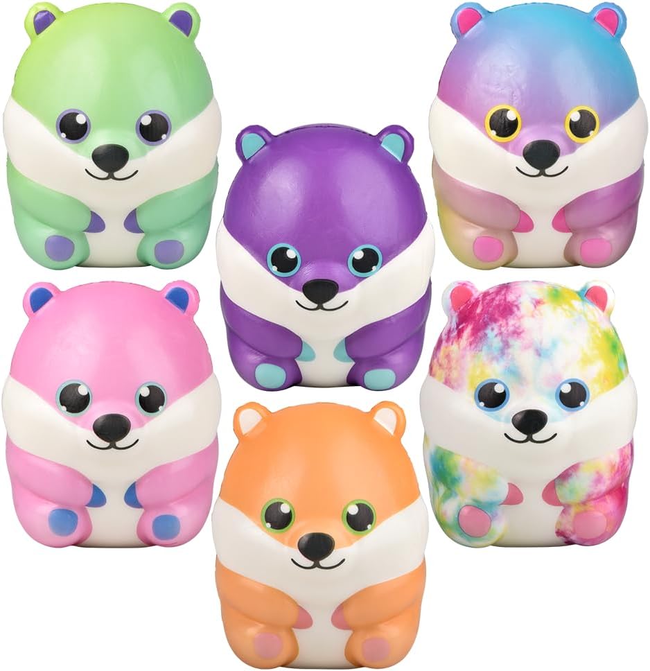 Amazon.com: Belly Buddy Hamster Squishy, 6" Slow Rising Animal Squishy ...