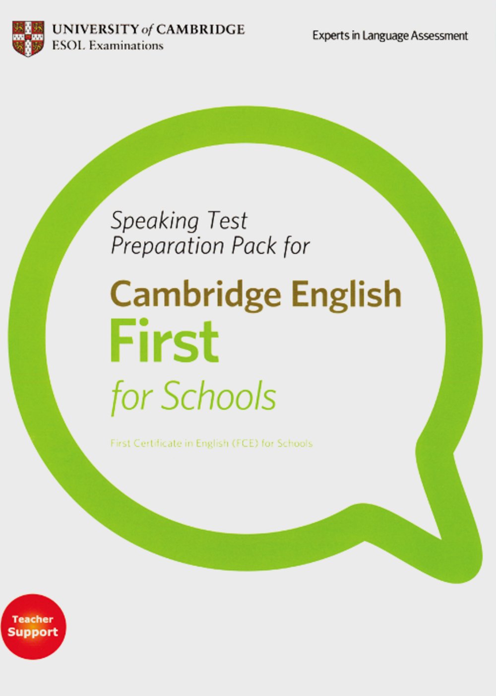 Speaking Test Preparation Pack for Cambridge English First for Schools ...