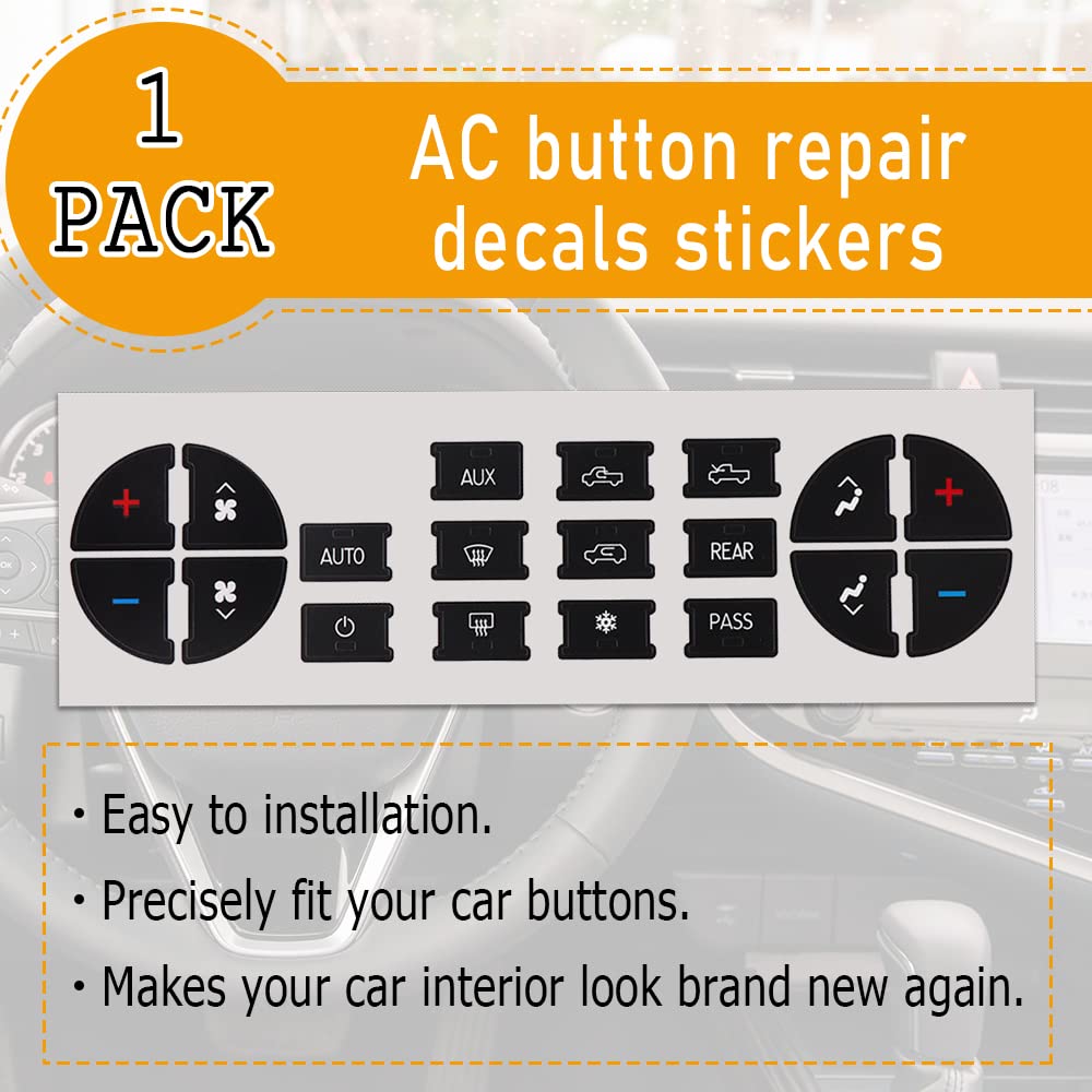 Snapklik.com : AC Dash Button Repair Kit, Replacement AC Dash Button ...