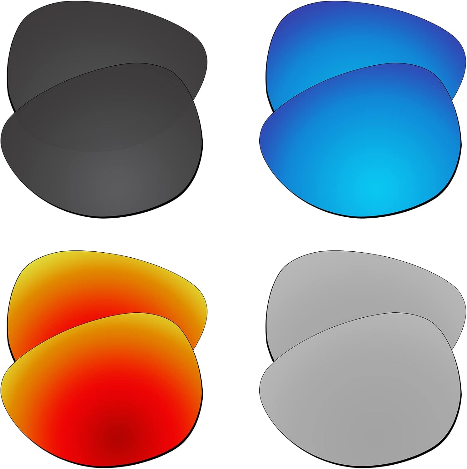 Amazon.com: EZReplace Lenses Replacement for Oakley Crosshair SI ...