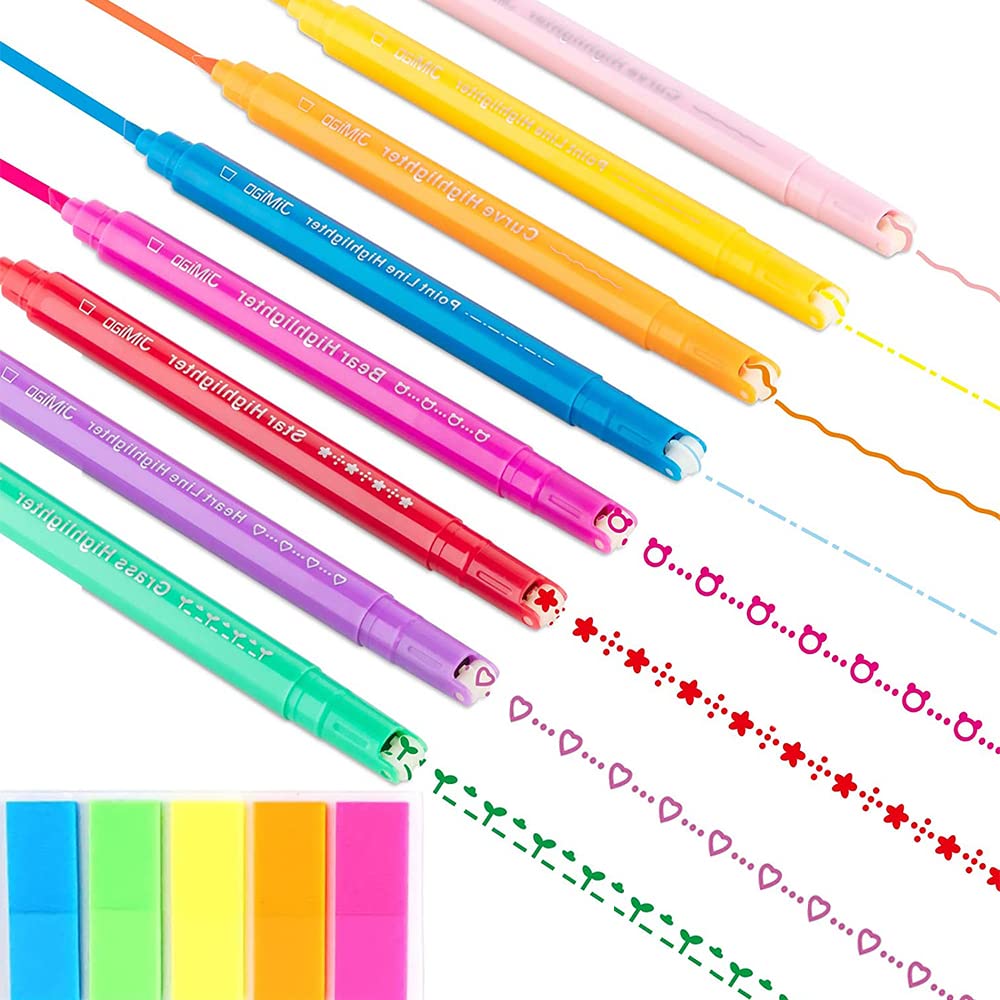 Double Line Outline Pens Custom Pencil Pen Office & School Supplies ...