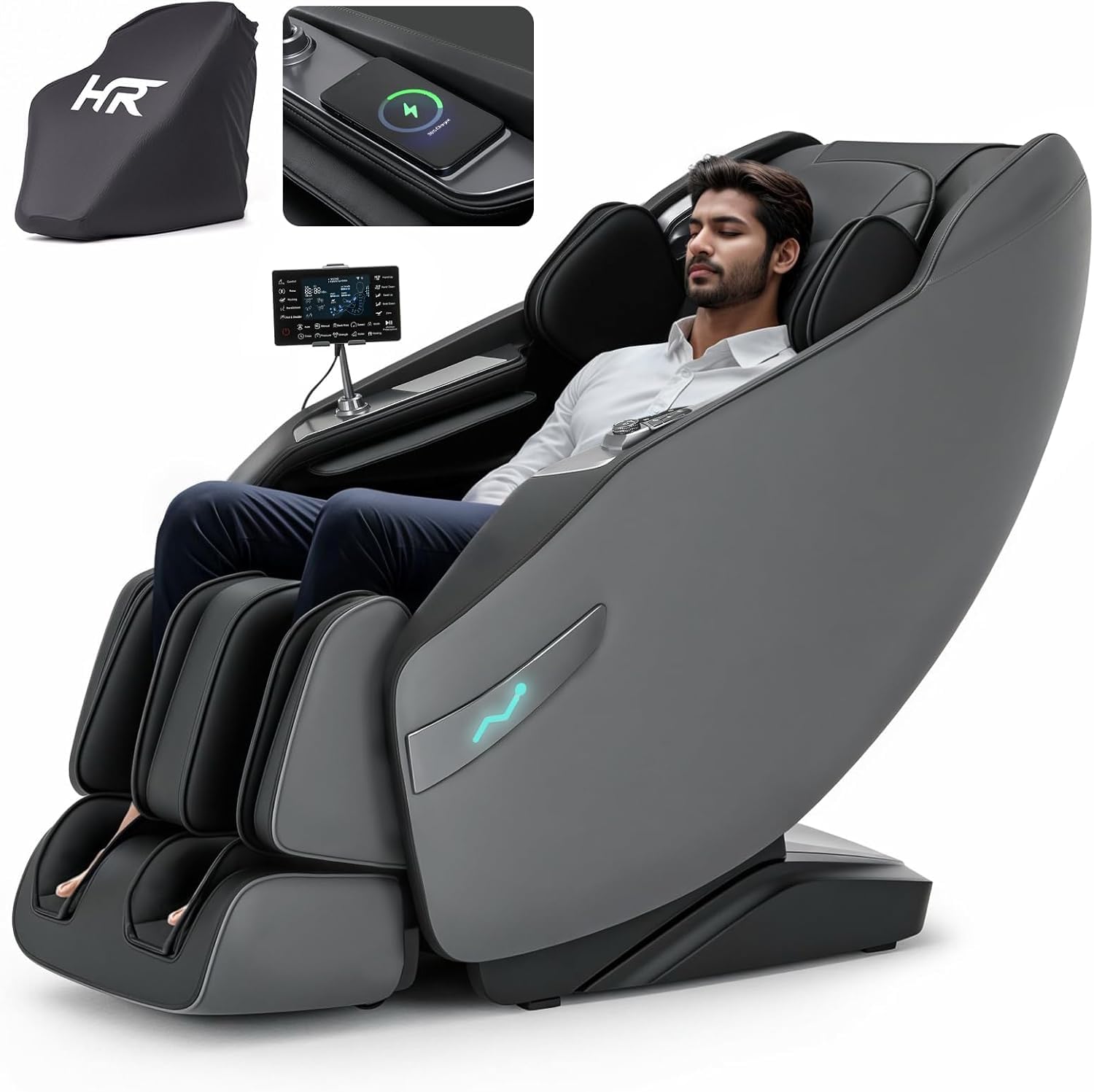 3D Massage Chair Full Body Recliner - Zero Gravity with Heat, 12 Auto ...