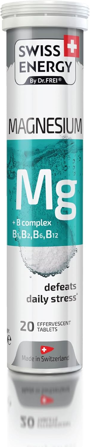 Amazon.com: Swiss Energy by Dr. Frei Magnesium + B Complex Dietary ...