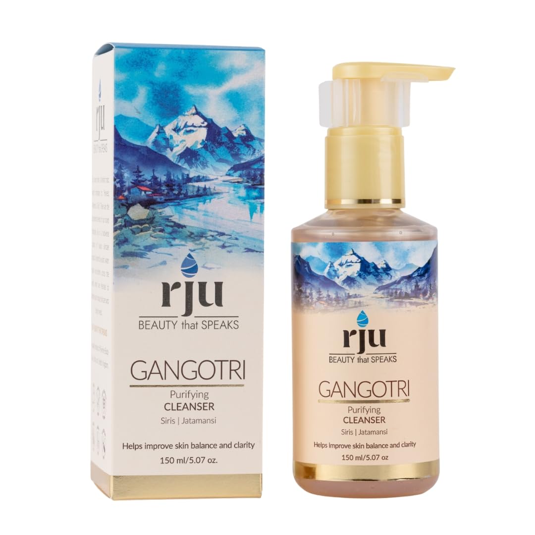 Rju Gangotri Purifying Cleanser | For Oily and Acne Prone Skin | Sebum ...