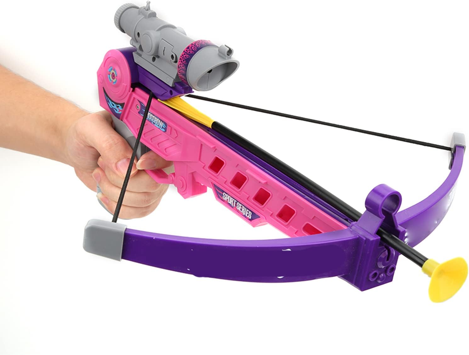Interactive Crossbow Gun with Suction Cups for Safe Parent Child Play ...
