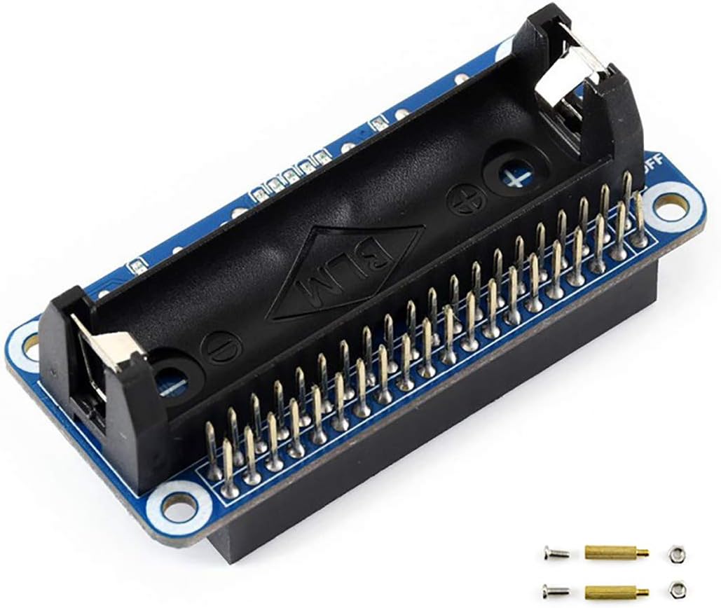 Amazon.com: waveshare Li-ion Battery HAT for Raspberry Pi 5V Regulated ...