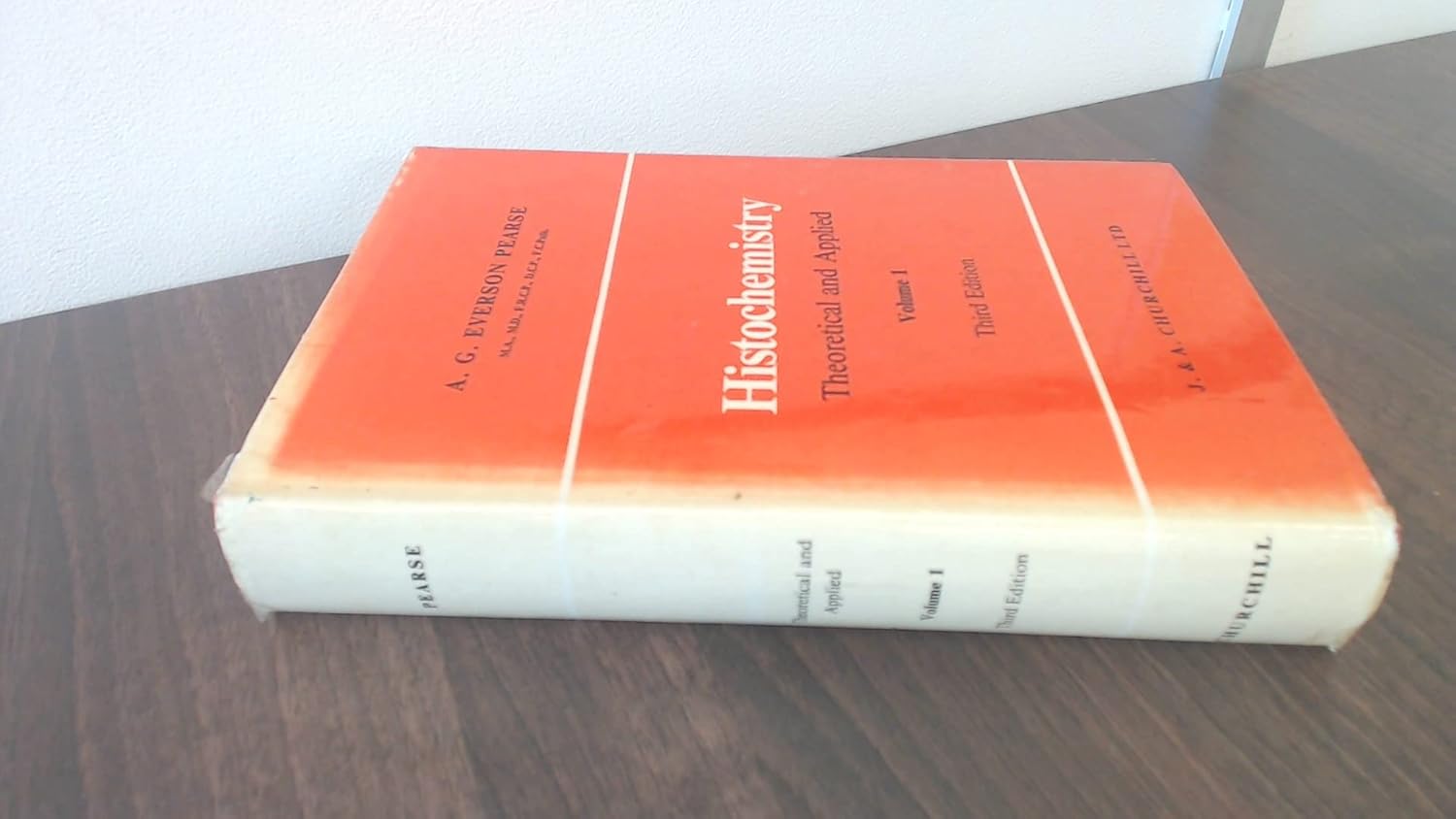 Histochemistry: Theoretical and Applied Pt. 1 : Pearse, A.G.E.: Amazon ...