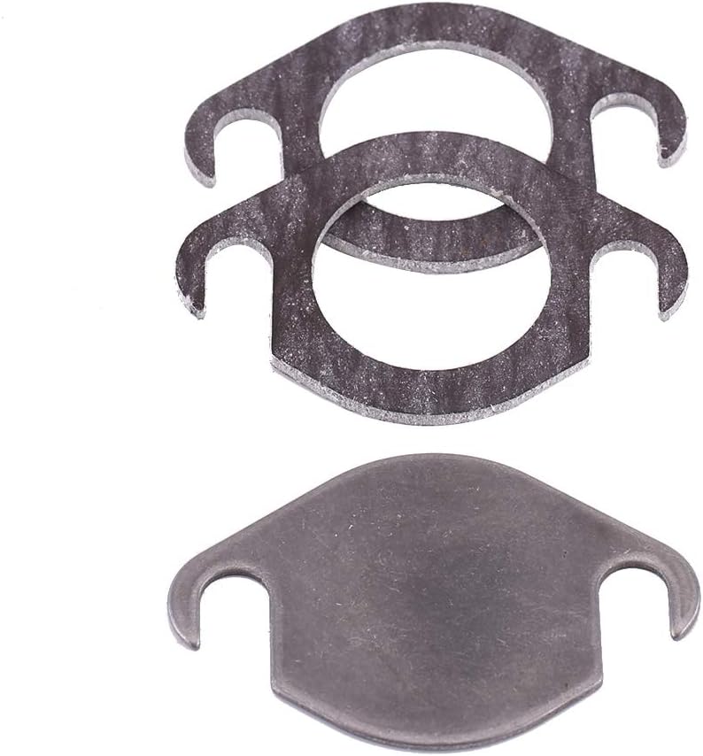 EGR Valve Plate Kit, Stainless Steel EGR Valve Blanking Plate Kit with ...