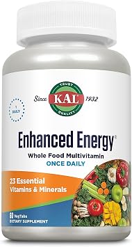 Amazon.com: KAL Enhanced Energy Tablets, 60 Count : Health & Household
