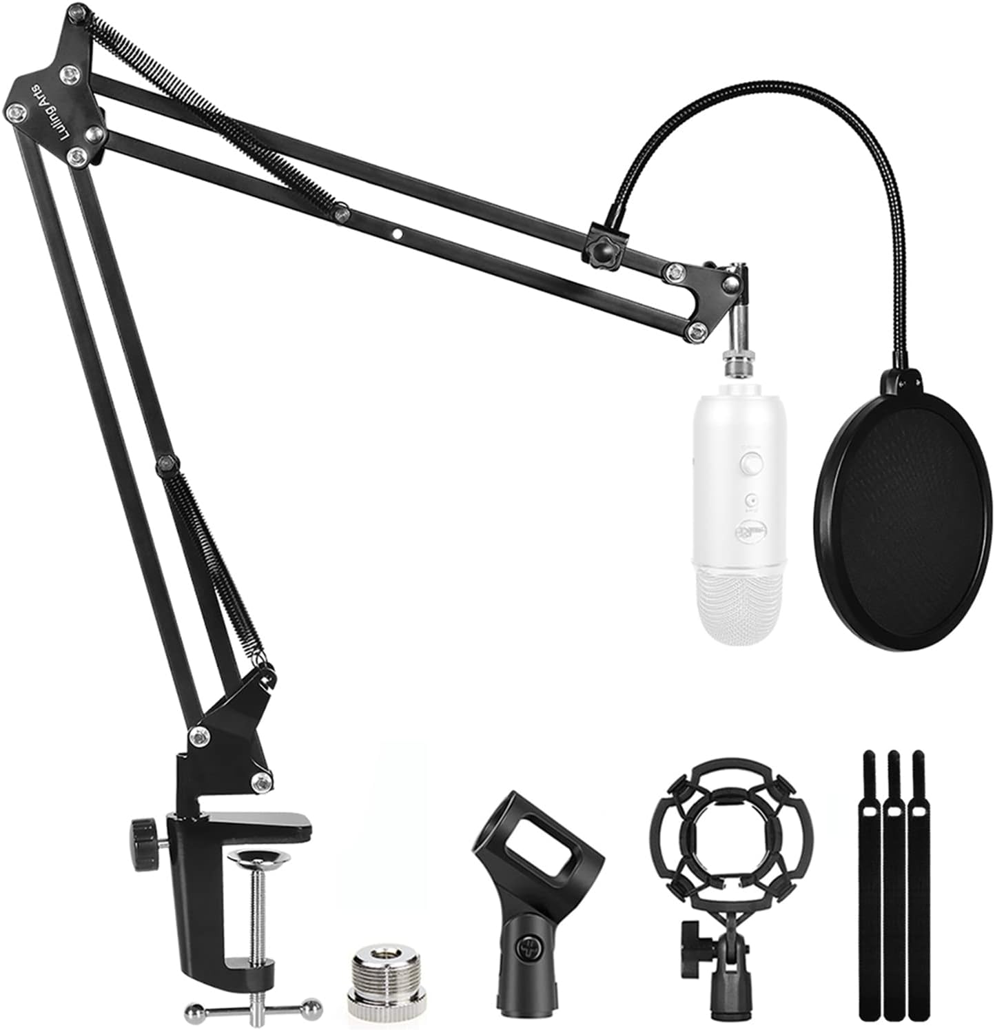 Amazon.com: MXL 770 990 Microphone Stand with Pop Filter - Mic ...