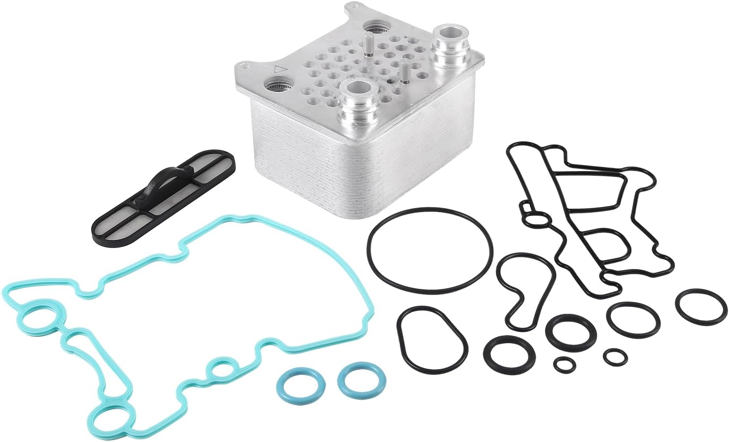 Amazon.com: PAPAPARTS Engine Oil Cooler Kit Compatible with Ford F250 ...