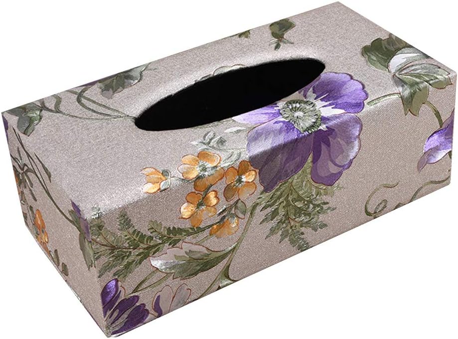 Amazon.com: S Forever Decorative Napkin Box Faux Leather Rectangular ...