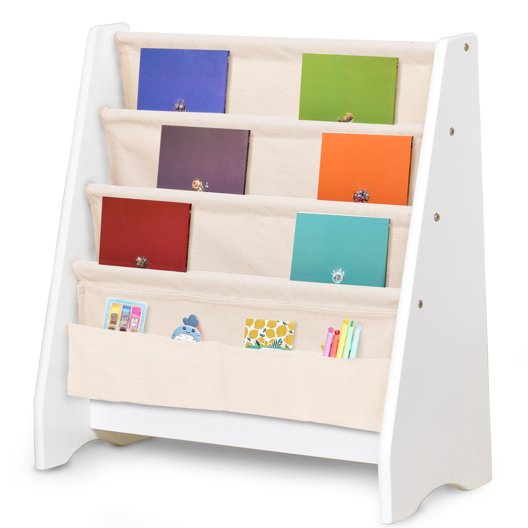 Snapklik.com : KRAND Kids Sling Bookshelf For Toddler Boys And Girls ...