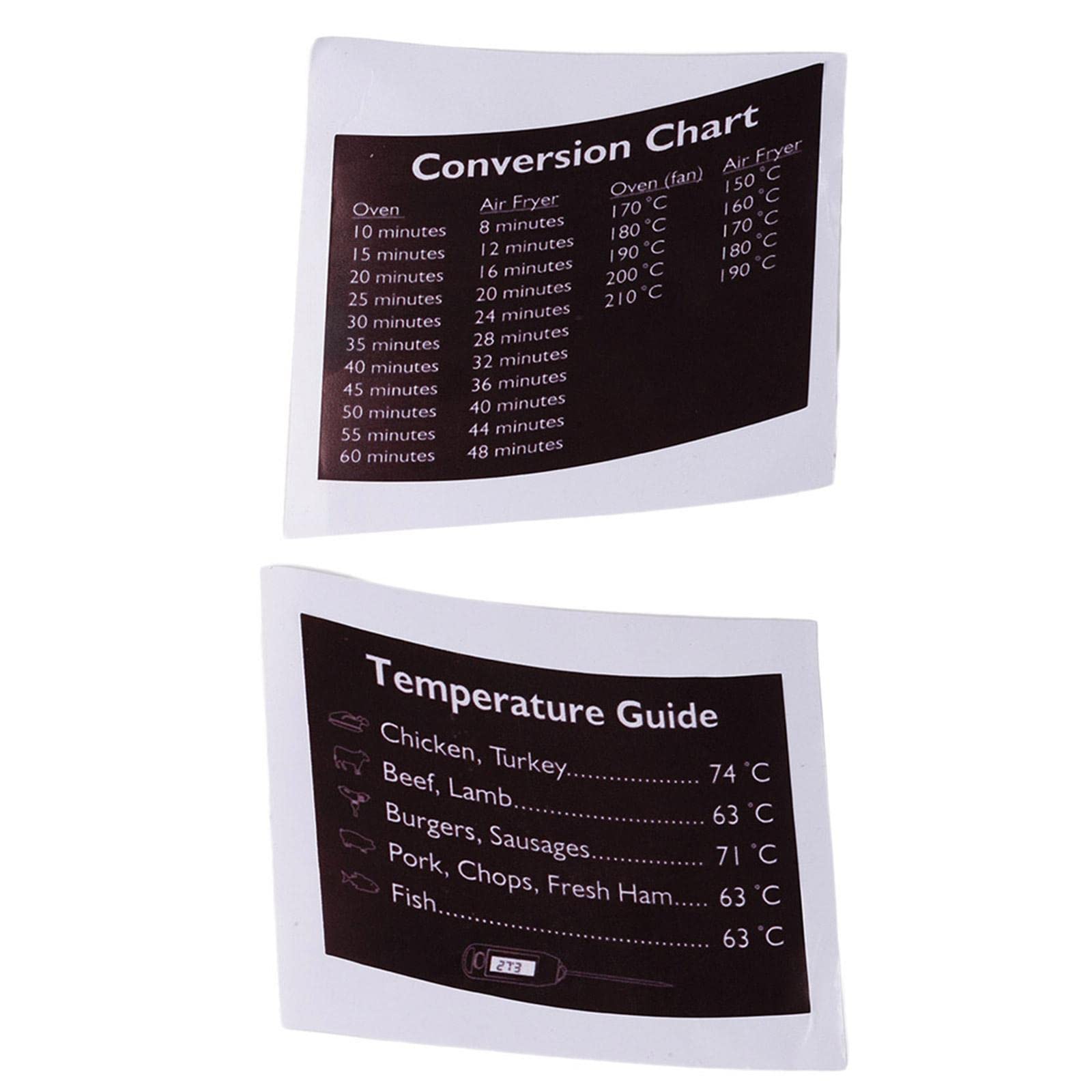 Air Fryer Accessories Cheat Sheet Cooking Times Temperature Quick ...