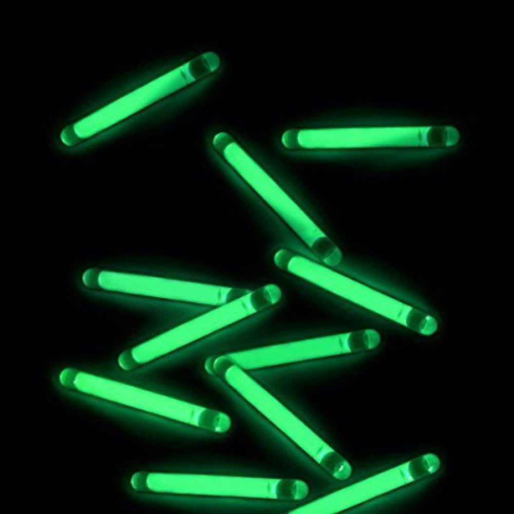 Amazon.com: GiftExpress 100 Pcs Small Green Glow Sticks/Mini Glow ...