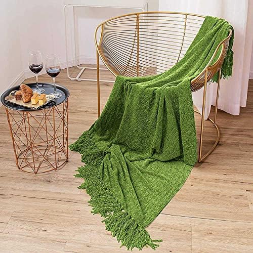 Sleepyhead Premium Soft Chenille Throw for Sofa, Bed & Couch (72"X48 ...