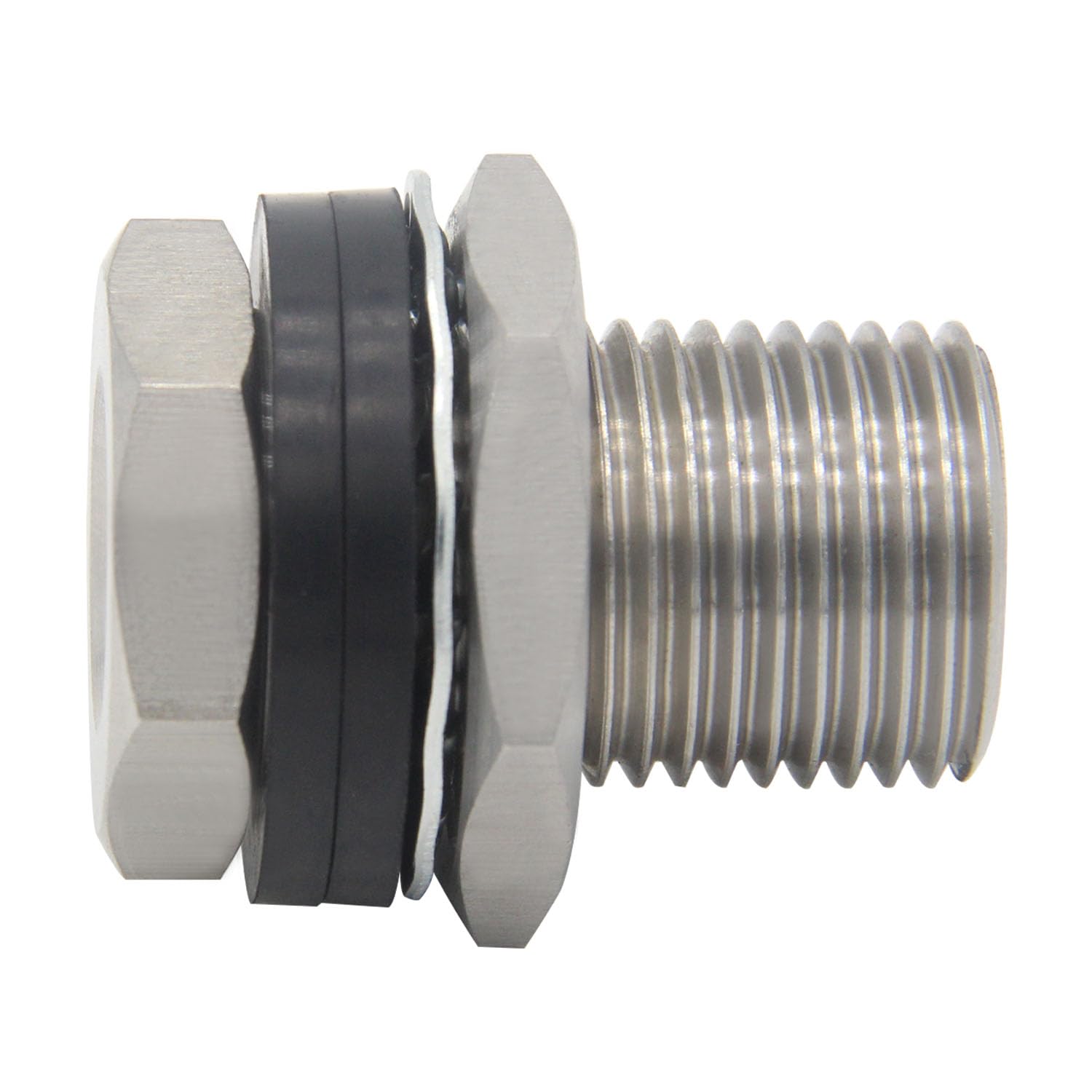 Snapklik.com : Fitvell Stainless Steel Bulkhead Fitting 1/4" NPT Female ...