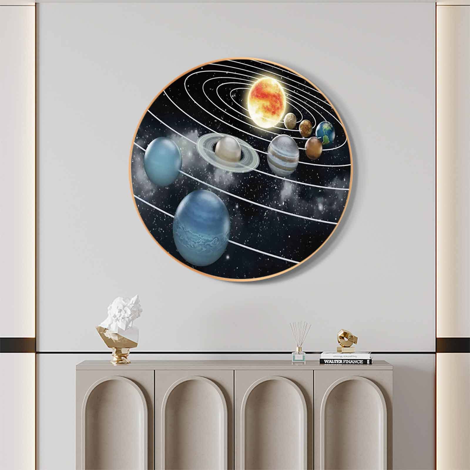 Solar System Metal Wall Art