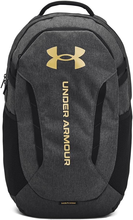 Under Armour Unisex Adult Hustle 6.0 Backpack, (005) Black Full Heather ...