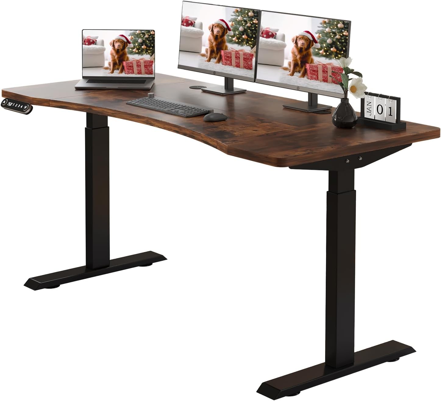 Amazon.com: Sileye Height Adjustable Electric Standing Desk with Splice ...