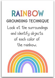 Rainbow Grounding Technique - Identifying Objects - Classroom Poster ...