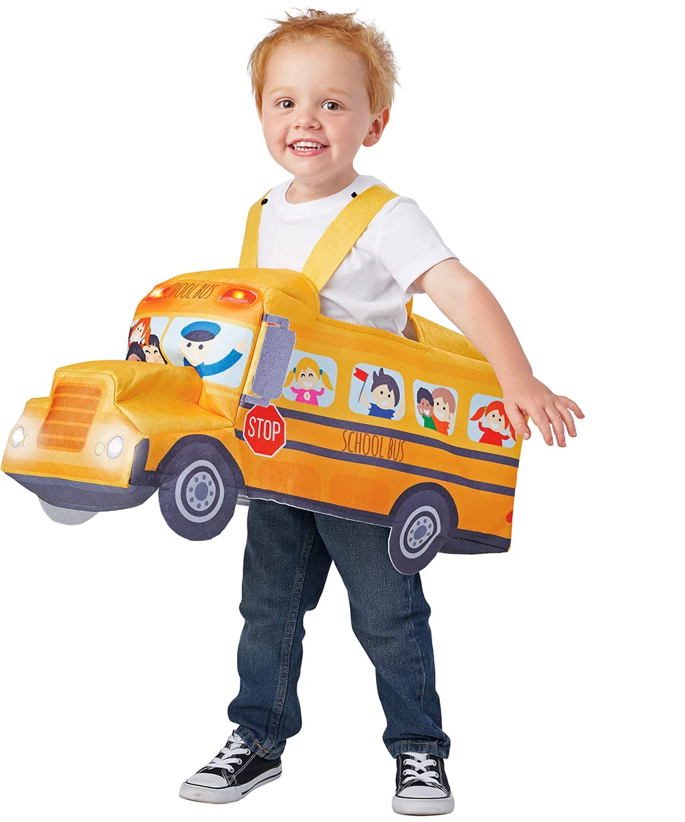 Snapklik.com : Halloween Costume Light And Sound School Bus Costume For ...