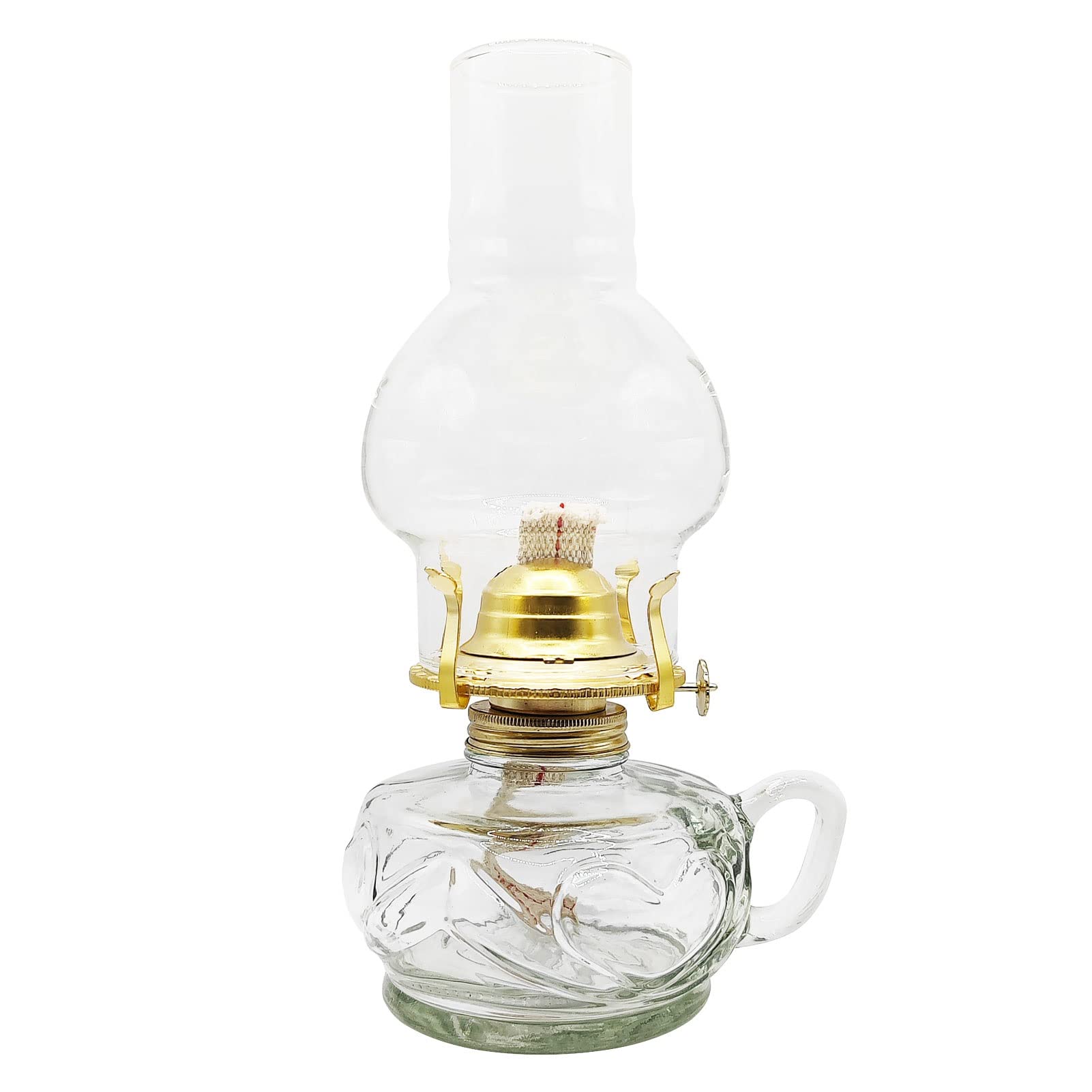 Amazon.com: STRIPN Large Clear Glass Oil Lamps for Indoor Use Heigh 9.8 ...