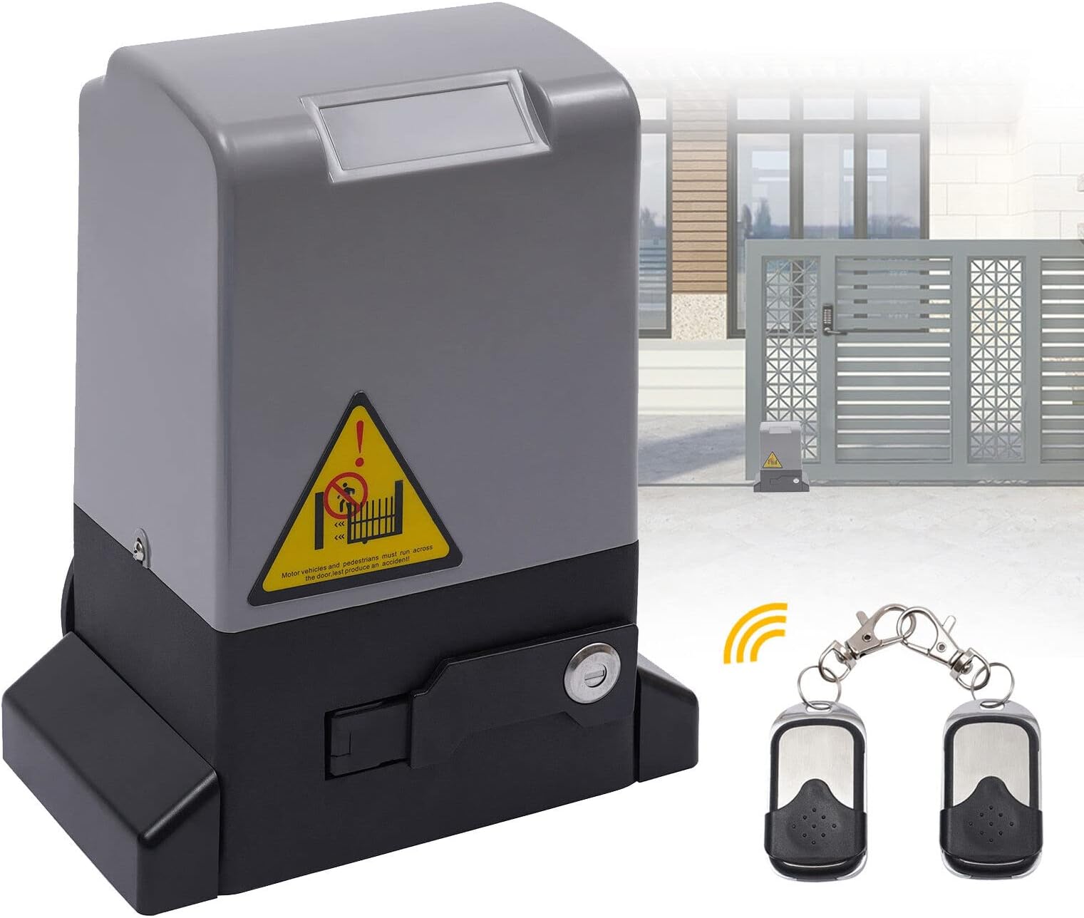 Amazon.com: Ghost Controls Heavy-Duty Solar Automatic Gate Opener Kit ...