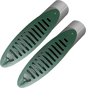 Yard Drain Emitter 2 Pack Green Angled Slope Drain Emitter for Sump ...