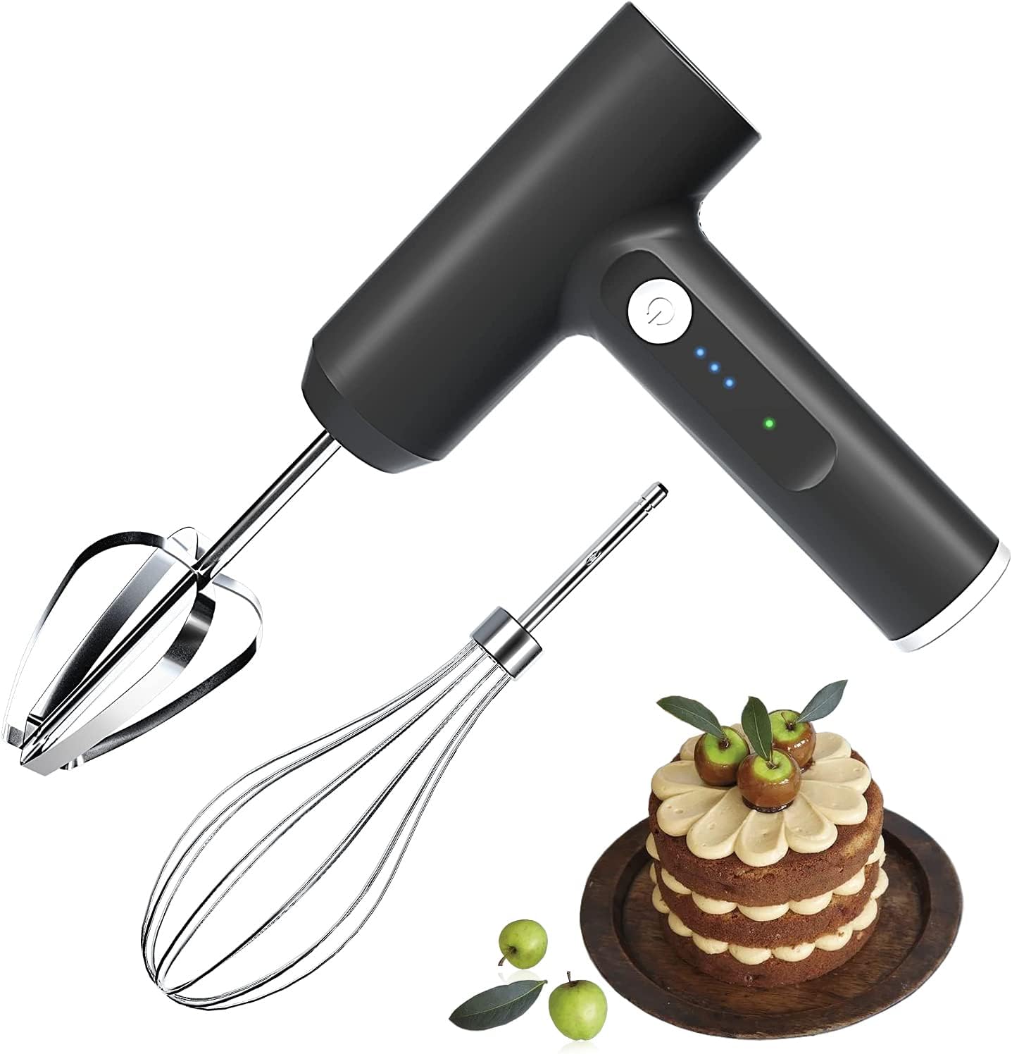Amazon.com: Cordless Electric Whisk - Hand Mixer Portable Handheld ...