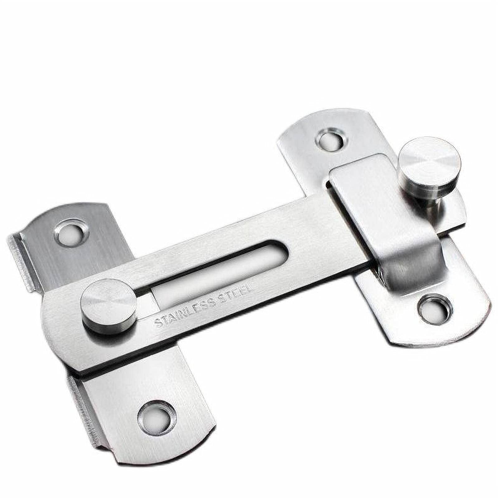 Buy ROZEKEAN Flip Barn Door Lock Latch 4 Inch Safety Door Latch Sliding ...
