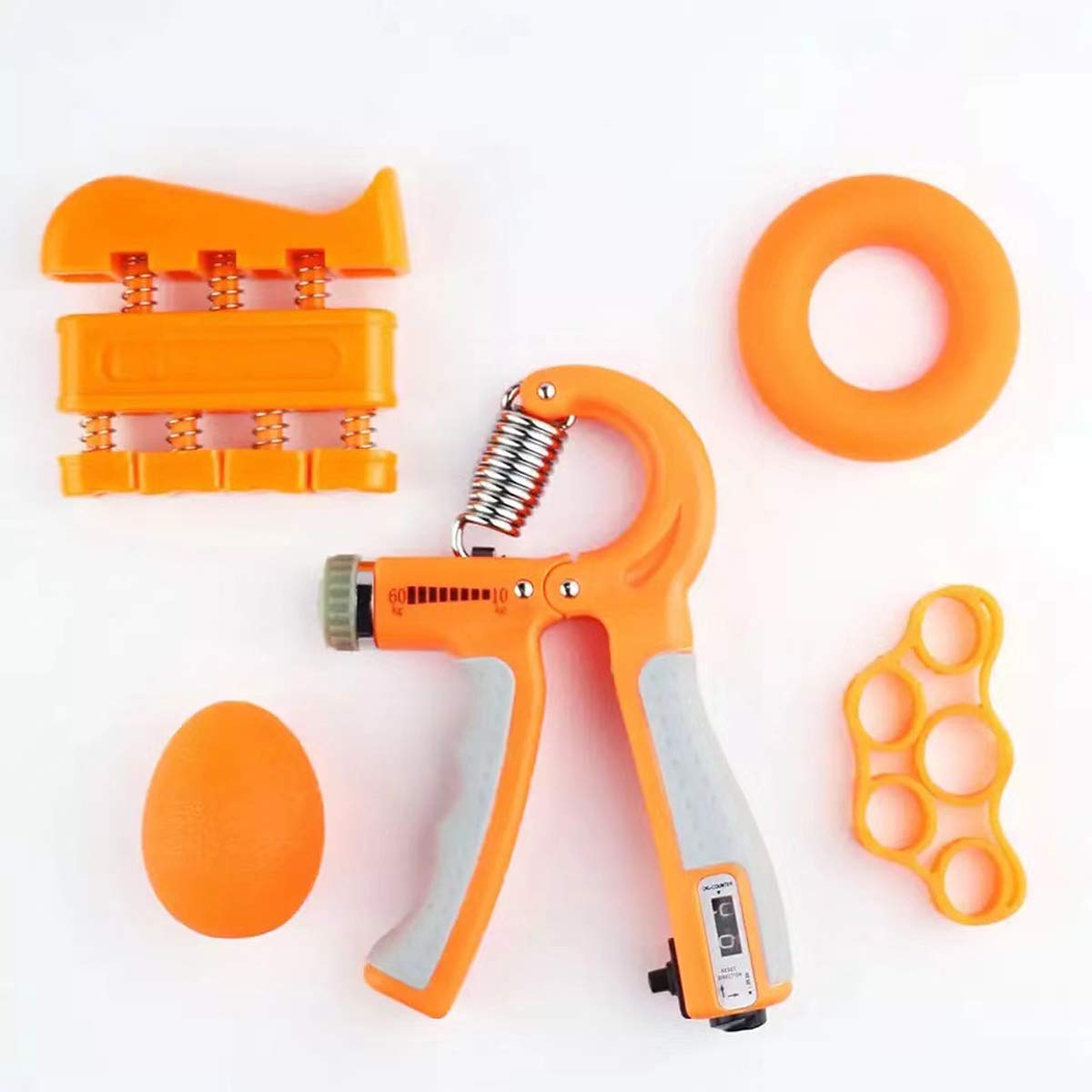 Buy DUTTY Adjustable and countable five-piece grip exercise set. Full ...
