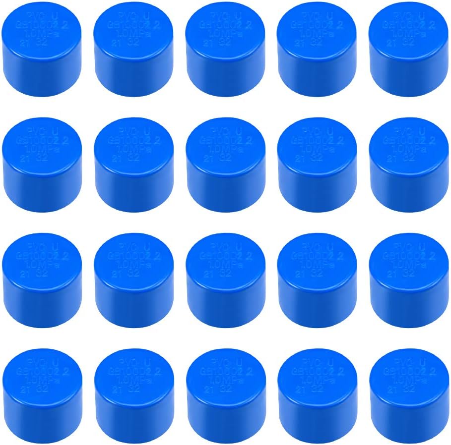 Amazon.com: uxcell 32mm Schedule 32 PVC Pipe Cap Fitting, Slip End Caps ...