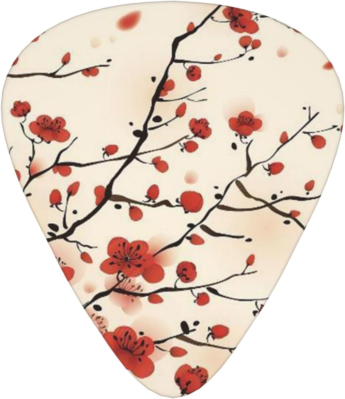 Amazon.com: Japanese Spring Plum Floral 12pcs/Player Pack Guitar Picks ...