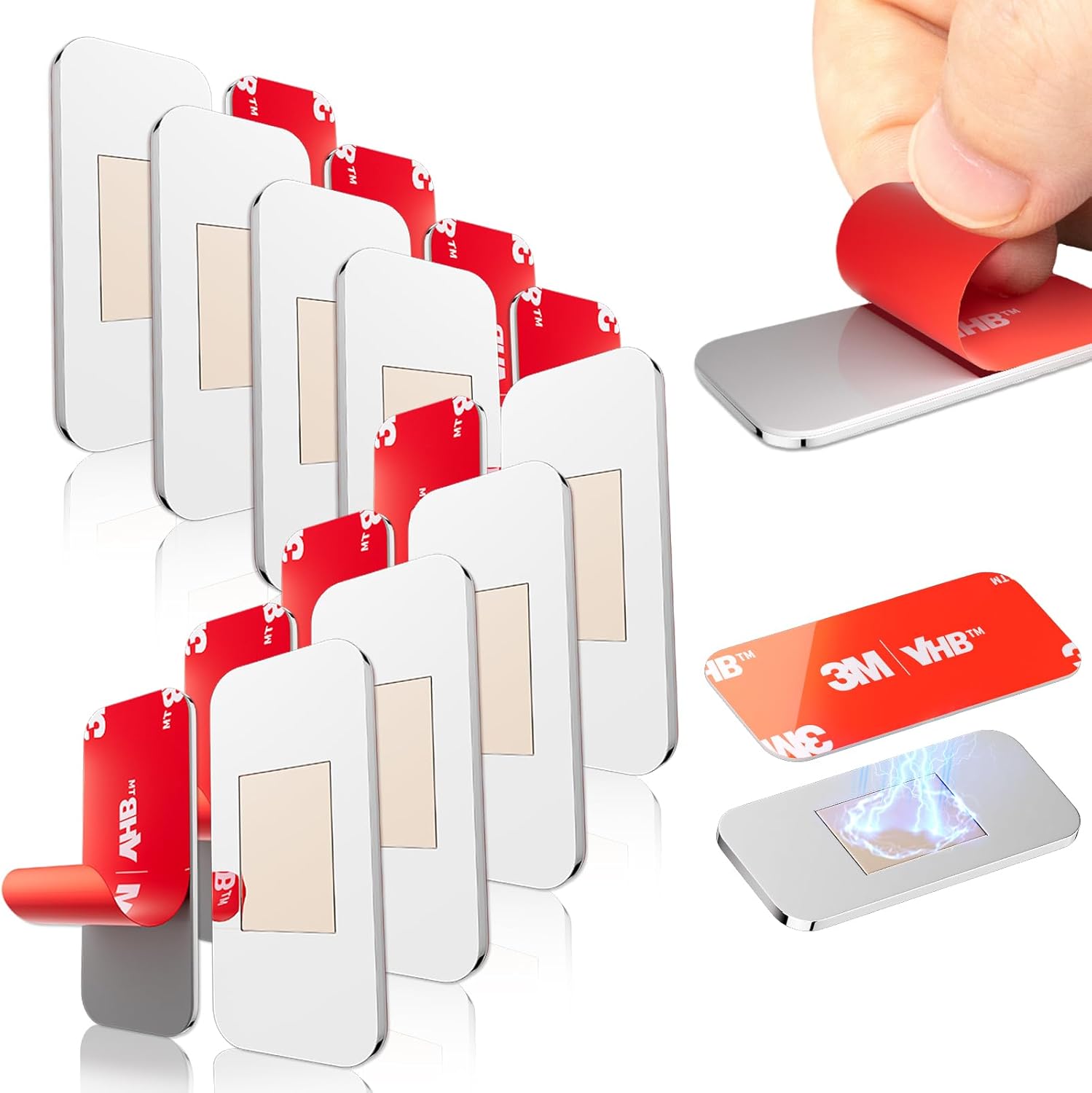 PHIXBEAR Cabinet Magnets for Closure with Adhesive Made of 3M No Drill ...