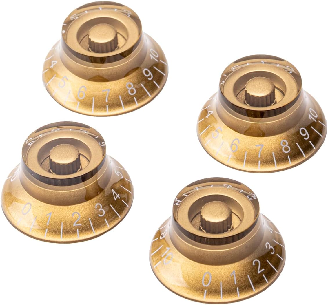 Amazon.com: DIAO79NI USA LP Guitar Top Hat Knobs Fine 24-Spline Bell ...