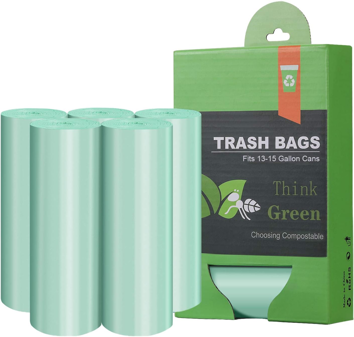 Amazon.com: HoldOn Trash Bags Bundle - 13 Gallon Tall Trash Bags and 2 ...